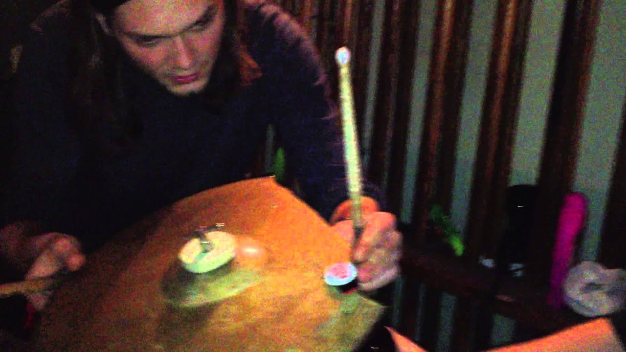 How to open a beer using drums - YouTube