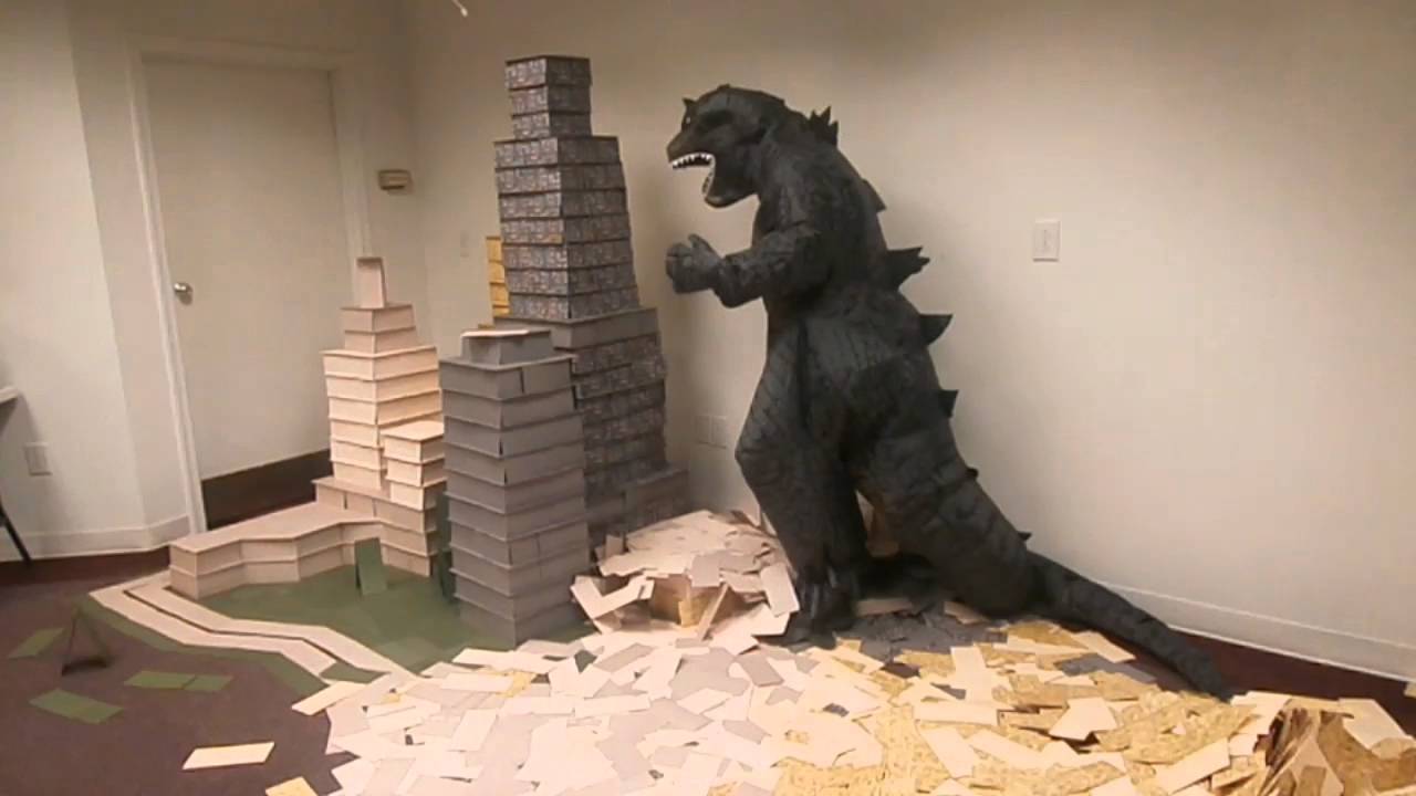 Monster attacking City GODZILLA! - YouTube