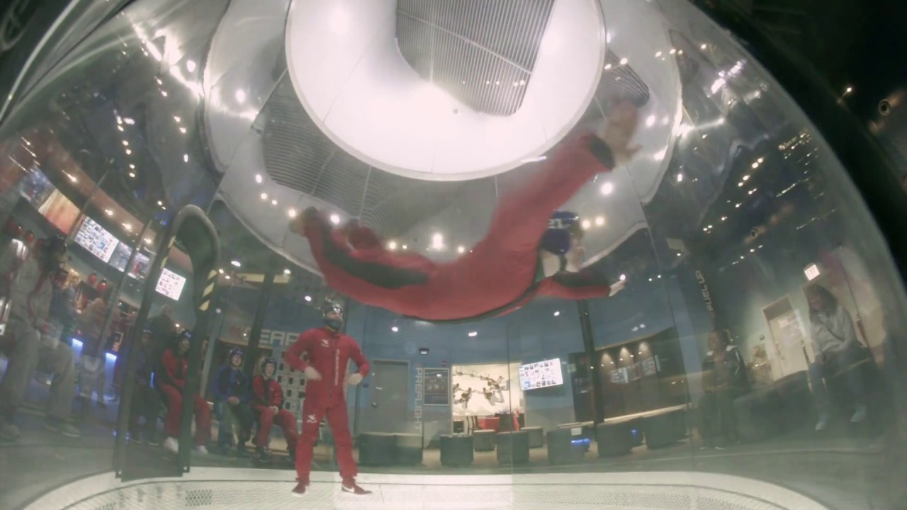 Skydiving! Or... inside fan floating! - YouTube
