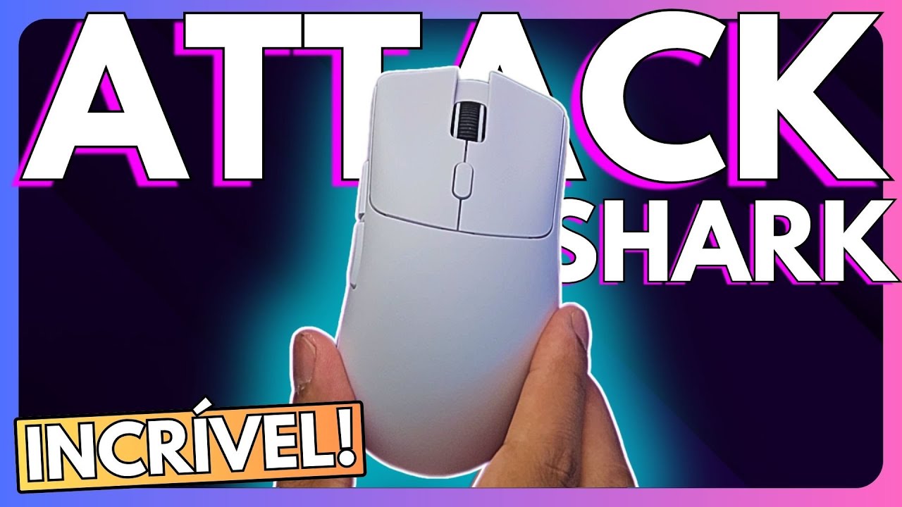 ATTACK SHARK R1 - MOUSE GAMER BARATO QUASE PERFEITO... - YouTube
