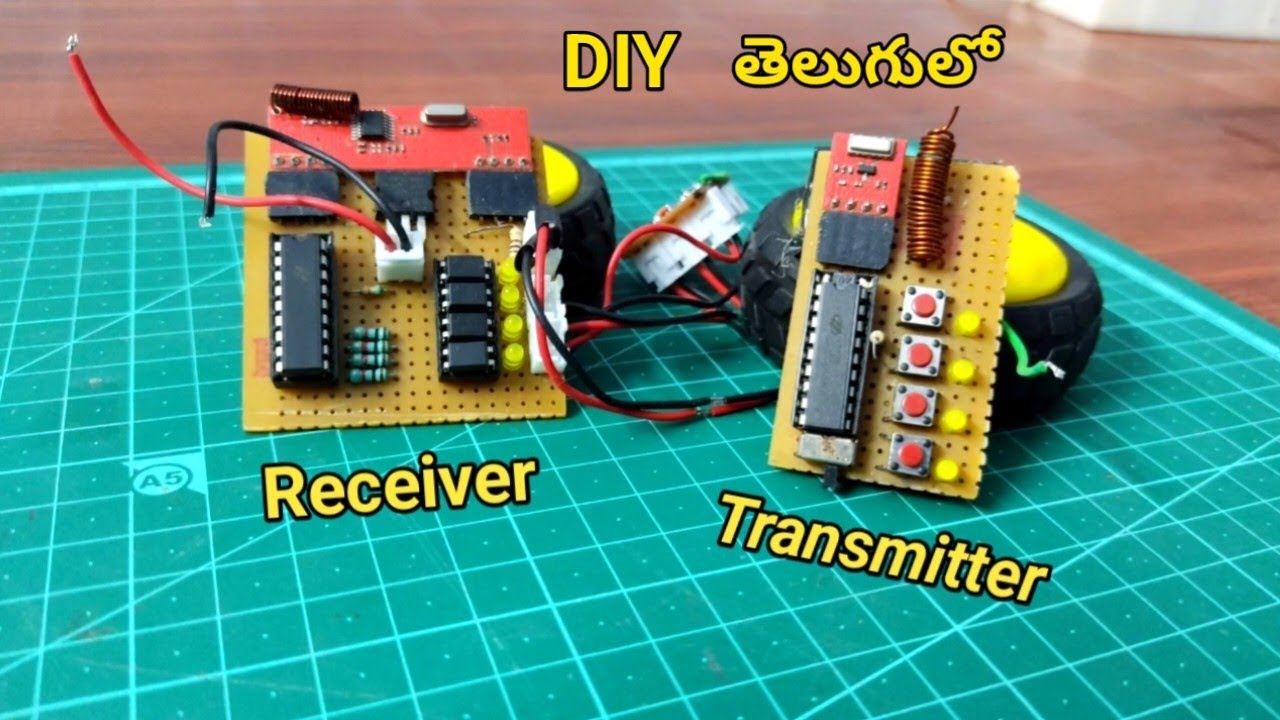How to make All-in-one 4 Channels Remote Controller Transmitter and ...