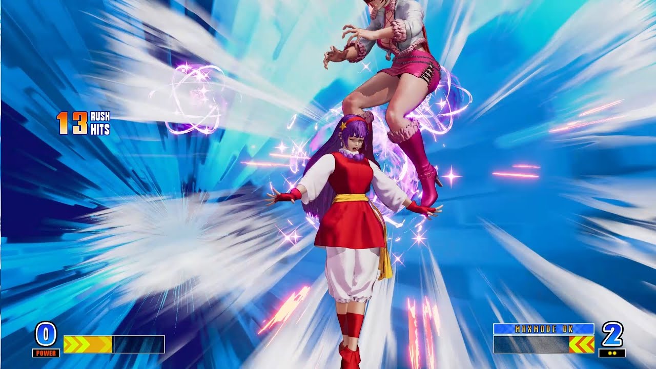 KOF XV Whip/Athena/Terry VS Shermie/Luong/Athena (2) - YouTube