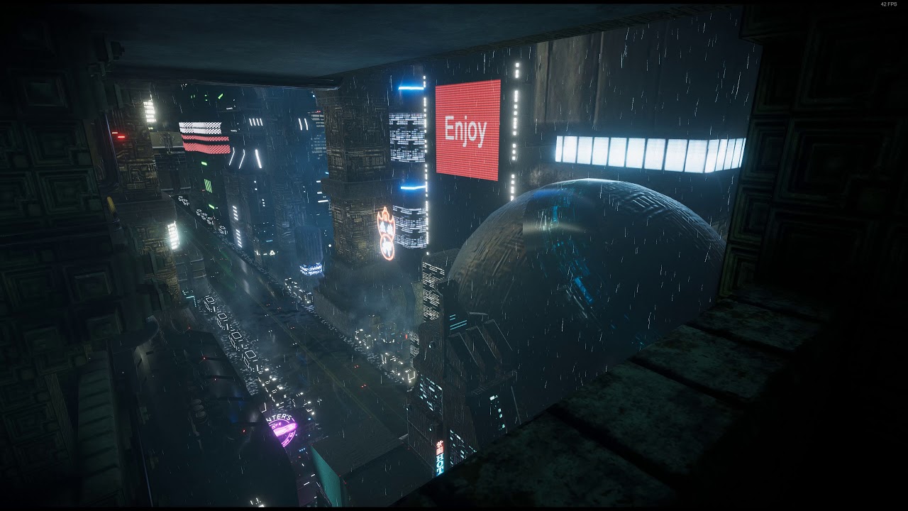 4K Blade Runner 9732 - Balcony - YouTube