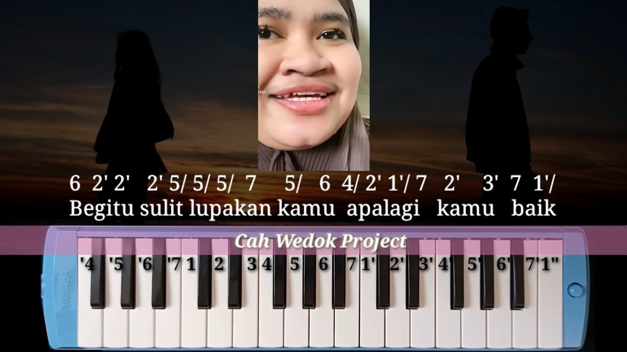Cukup dikenang saja not pianika / melodica cover begitu sulit lupakan ...