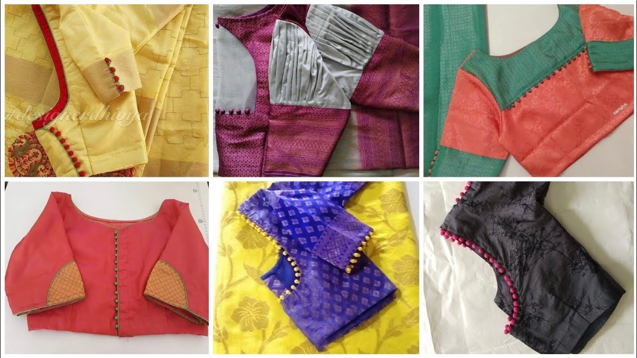 potli button blouse design// Blouse design for potli button - YouTube