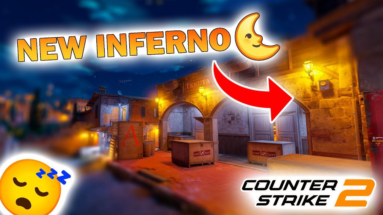 Counter Strike 2 New Inferno Night | I examined the new map in CS2 ...