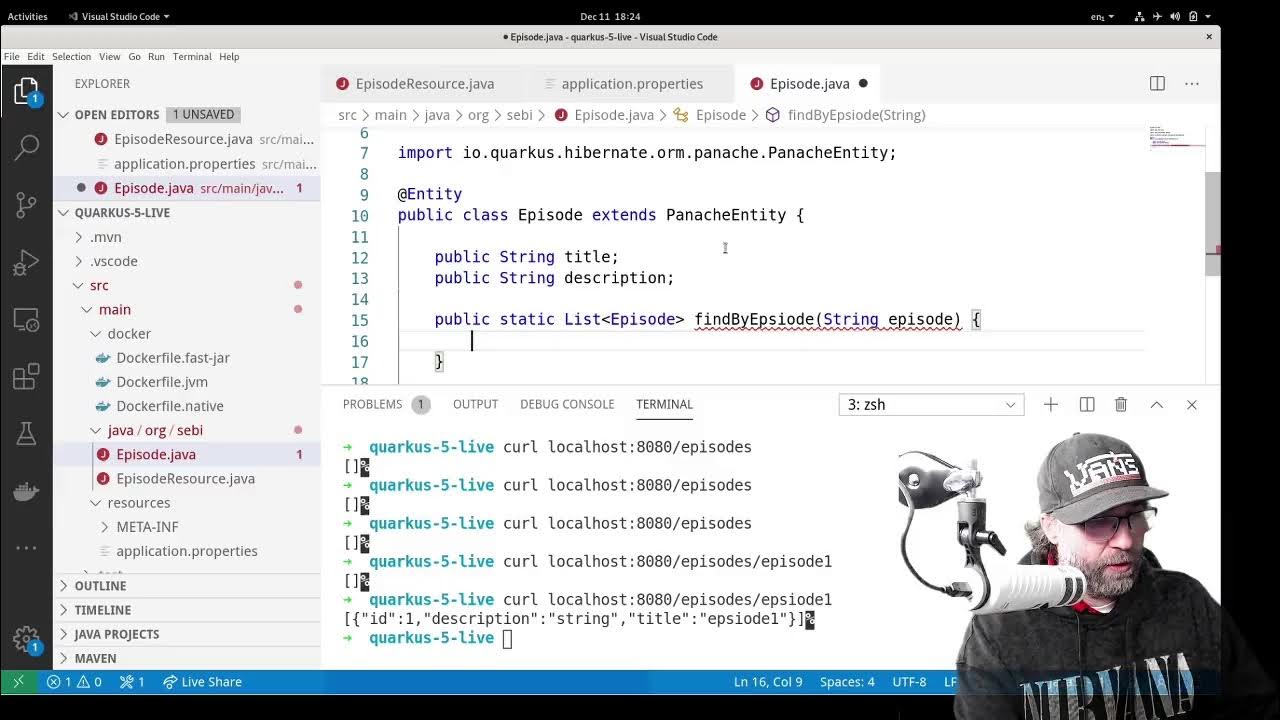 Quarkus Facile : Episode 5 - Hibernate Panache - YouTube