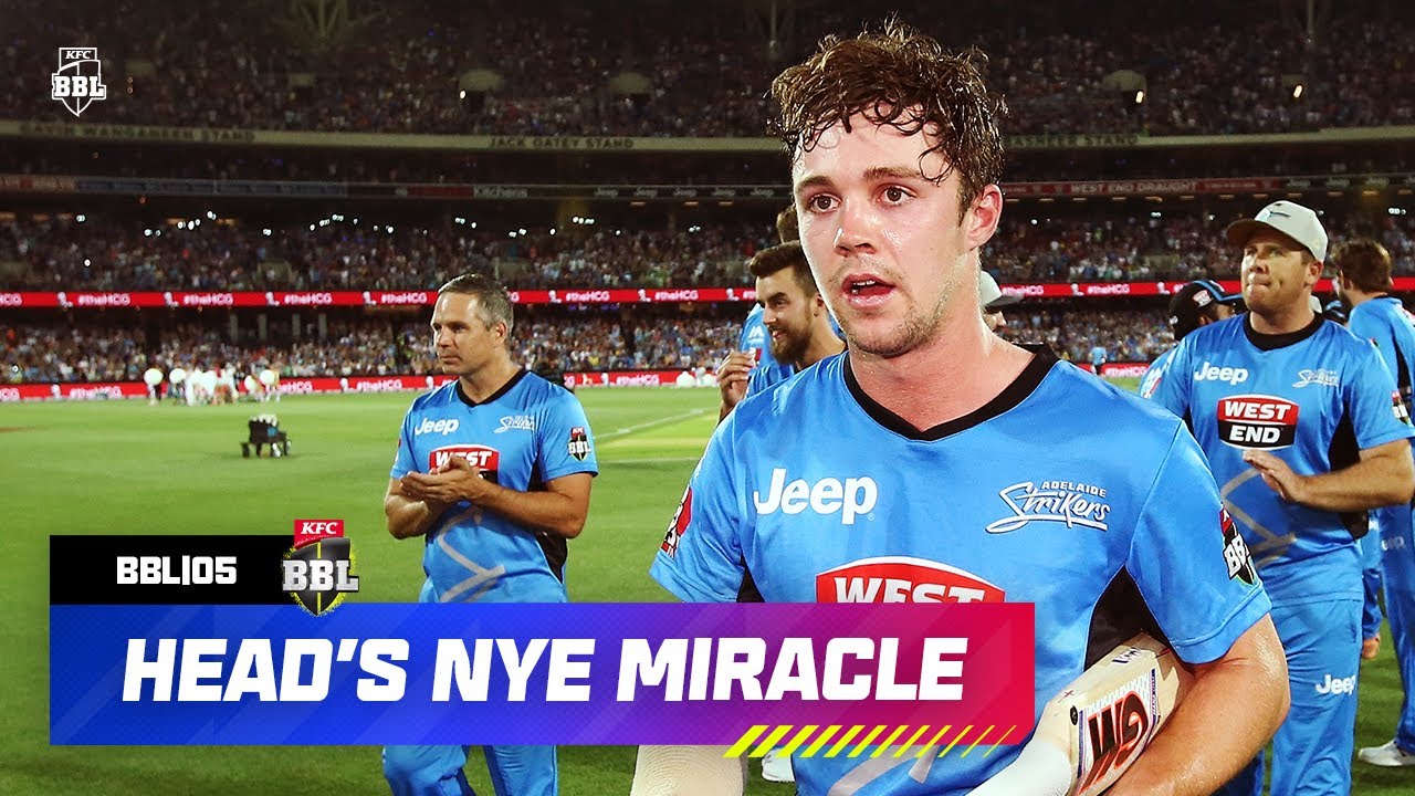 Travis Head Hits 101 off 54 In New Year's Eve Classic | #BBL05 - YouTube