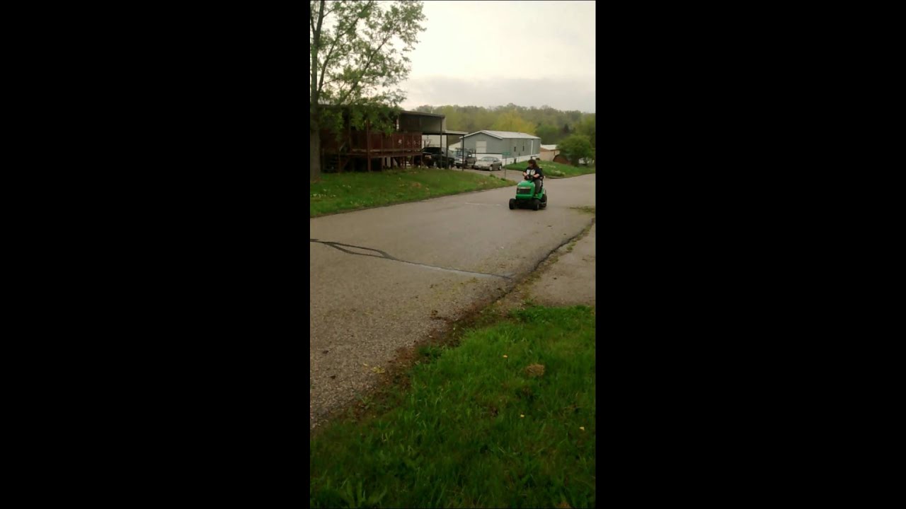 The Redneck Motorized Wheelchair - YouTube