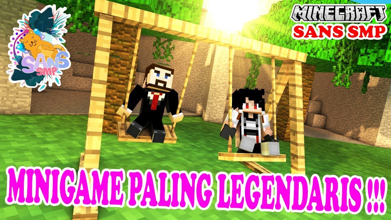 MEMBUAT PERMAINAN PALING LEGENDARIS DI MINECRAFT SANS SMP !!! - YouTube