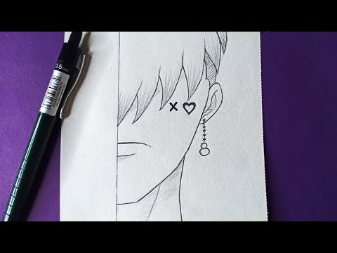 Kolay Yoldan Adım Adım Anime Çizimi Nasıl Yapılır | Karakalem Kolay Çizimleri