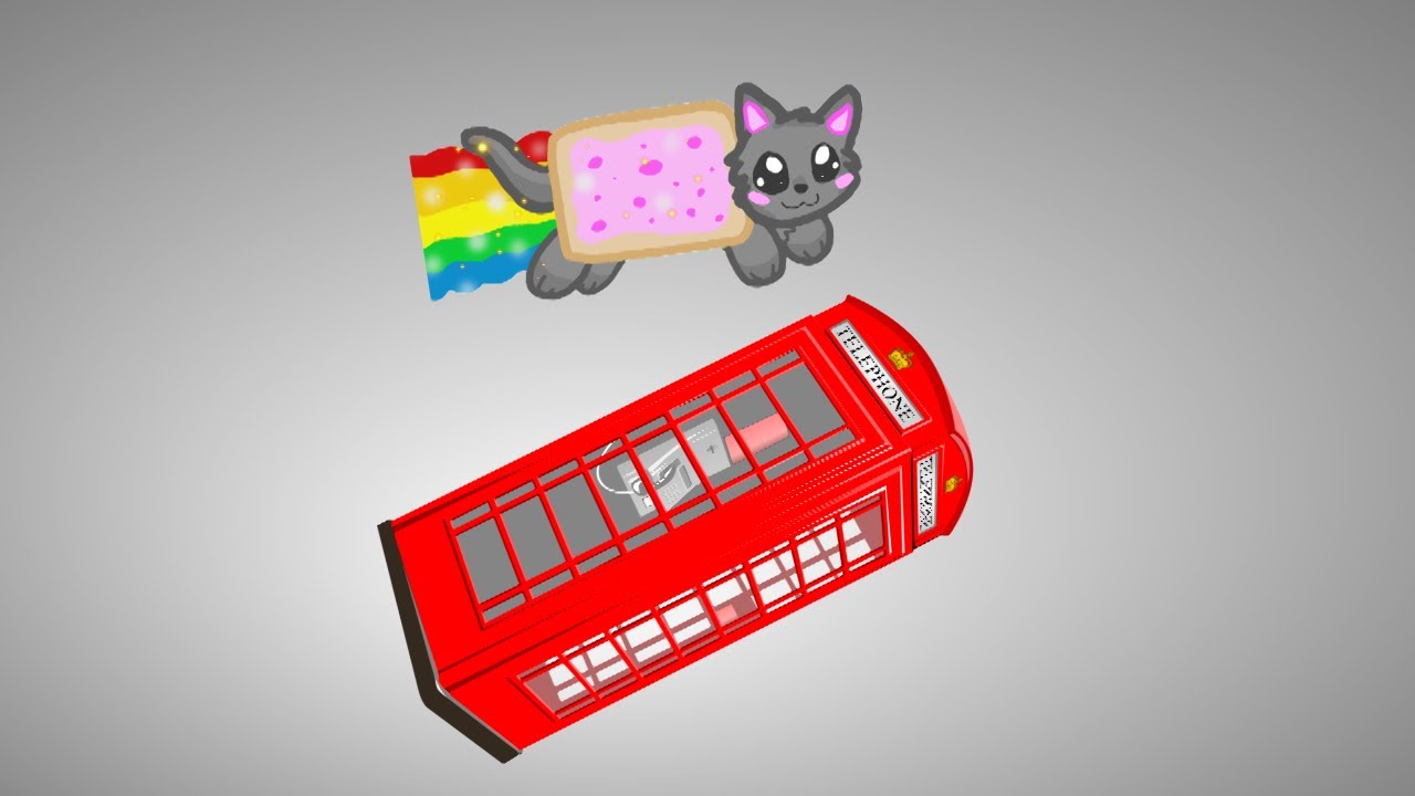 Nyan Cat Loop Animated - YouTube