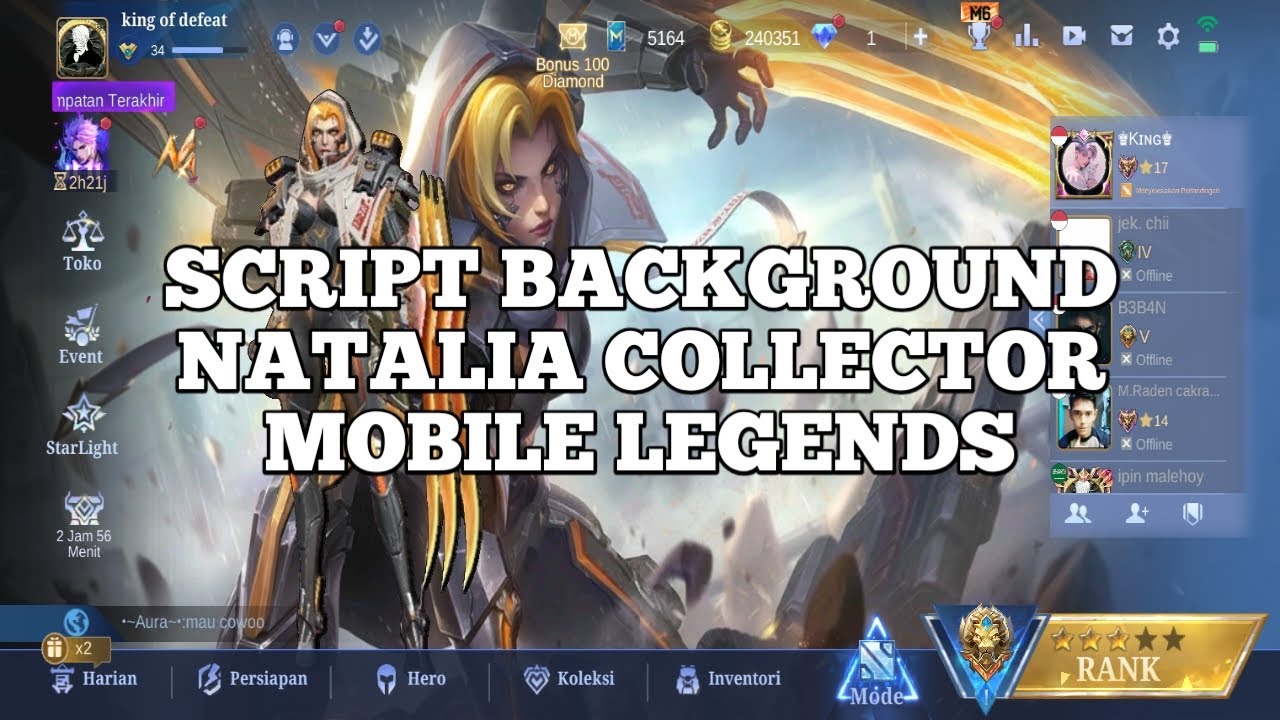 BACKGROUND & BACKSOUND LOBBY NATALIA COLLECTOR PATCH SUYOU - YouTube