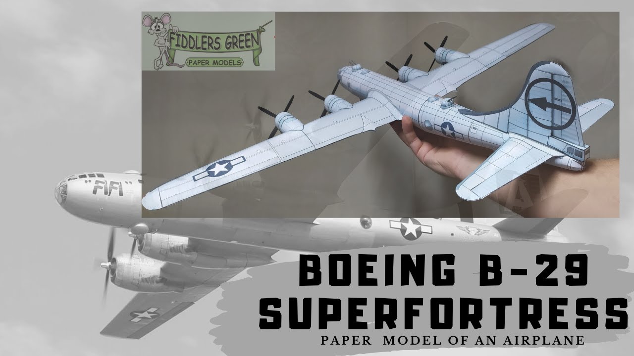 Boeing B-29 Superfortress. Американський бомбардувальник WW2. Літак з ...