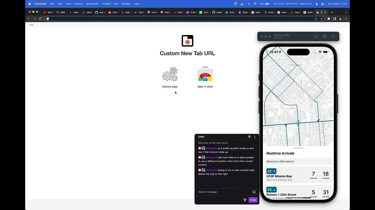 Add ability for users to pick custom location in app with React Native iOS and MapLibre (MapBox ...