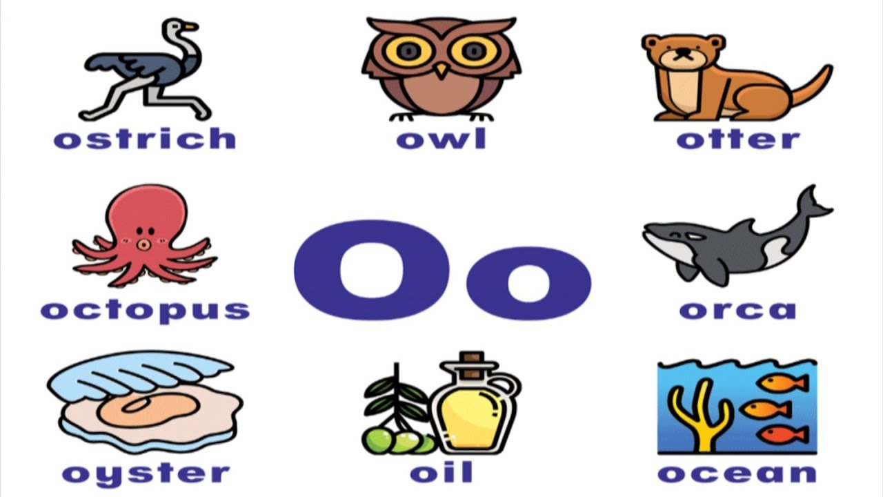 The Alphabet O Song 3 | ABC Song with Animation | Phonic O Song ...