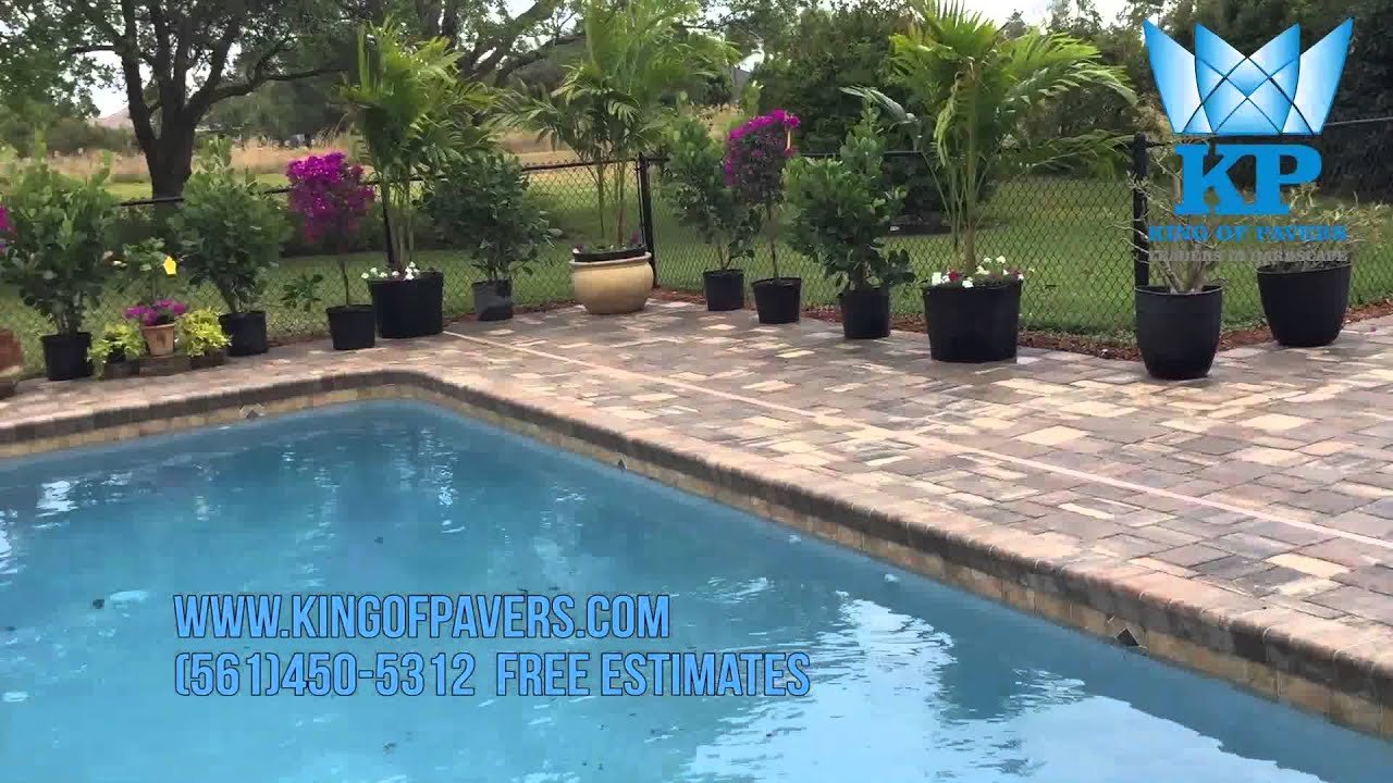 Brick Paver Pool Deck Renovation - YouTube