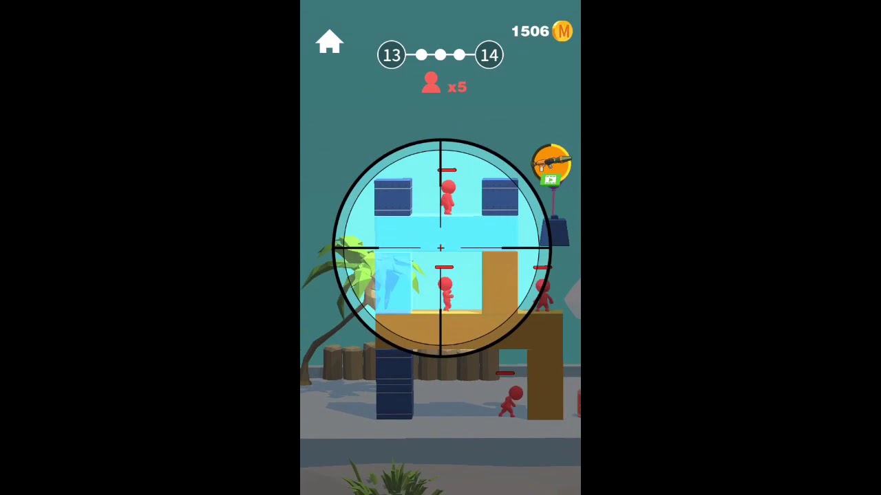 Pocket Sniper! Gameplay Walkthrough Niveles 10 a 15 (llegamos a la ...