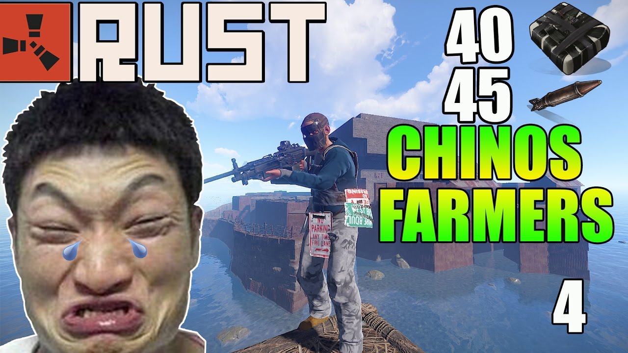 RUST #4 RAIDEO A CHINO FARMERS GITANOS ! 40 C4 Y 45 MISILES - RUST ...