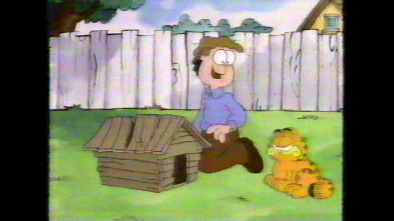 Garfield Quickie 'Two Houses' Saturday Morning 1988 - YouTube