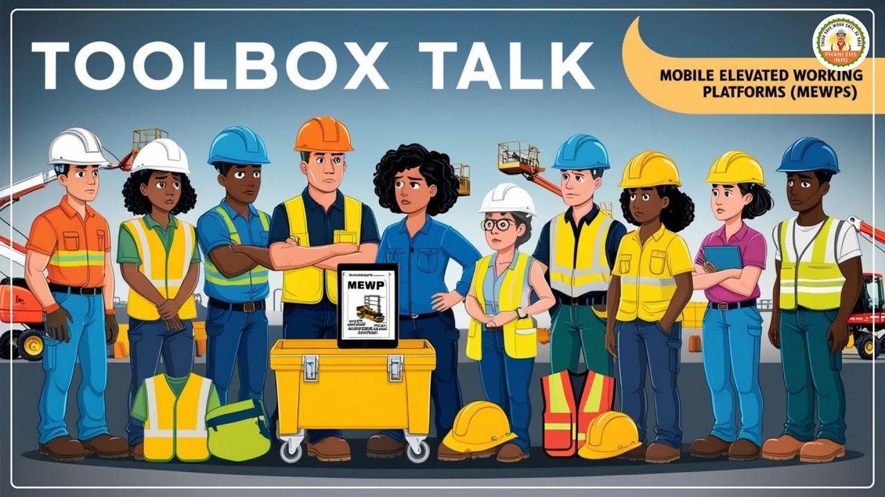 Toolbox Talk on Mobile Elevated Working Platforms MEWPs - YouTube