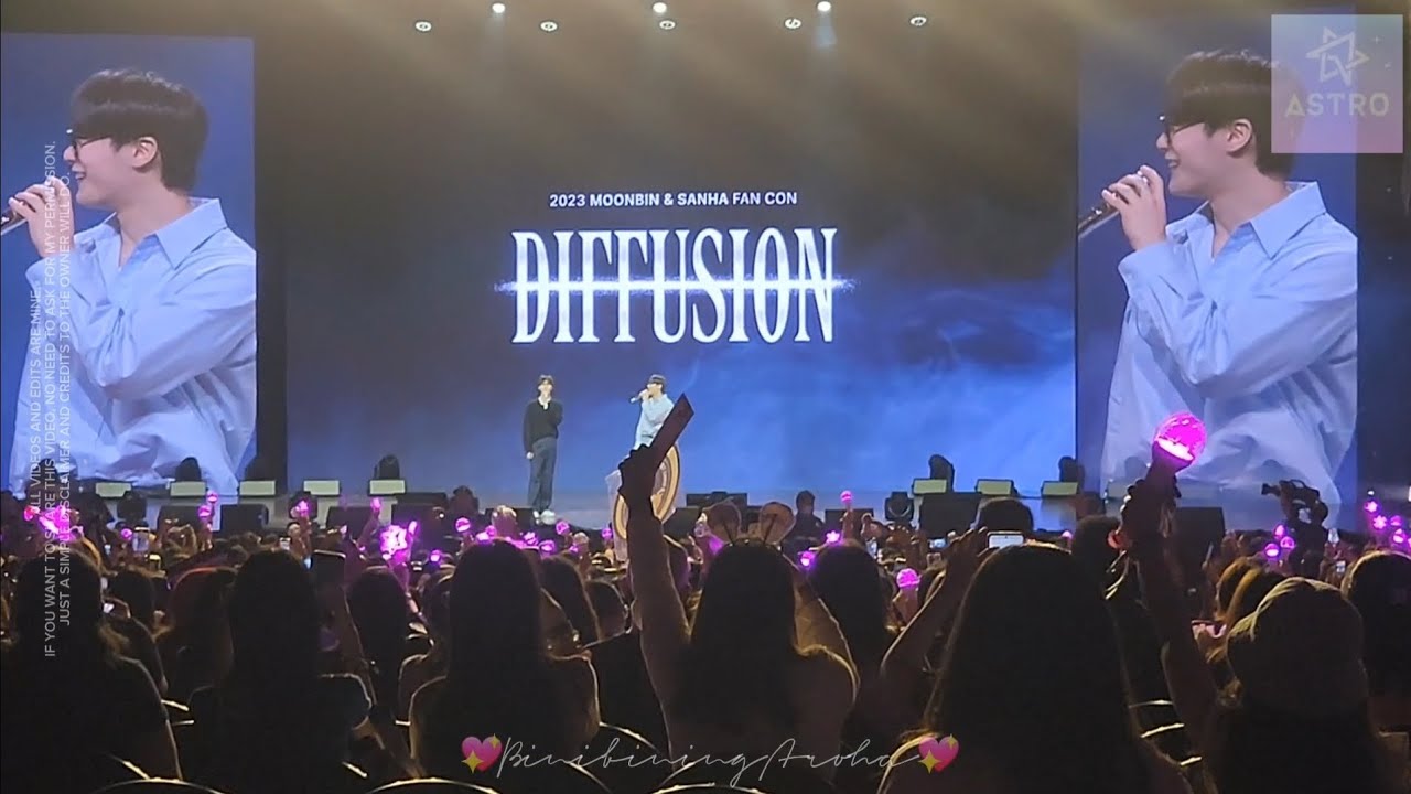 MOONBIN & SANHA FAN CON (3.25.2023): DIFFUSION [MANILA] 🎶Soundchek🎶 ...