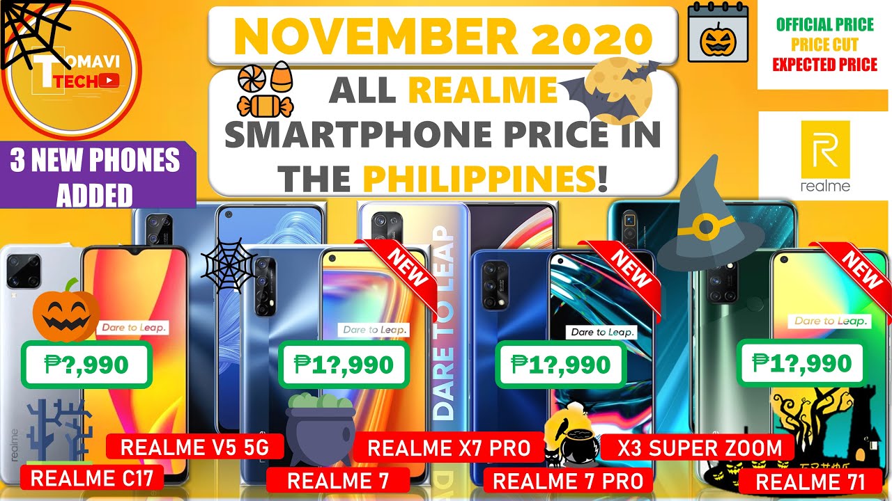 Realme Price List Philippines | November 2020 | 3 NEW PHONES! - YouTube