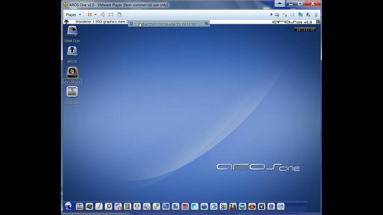 AROS One x86 Tutorial "Start SMS2" - YouTube
