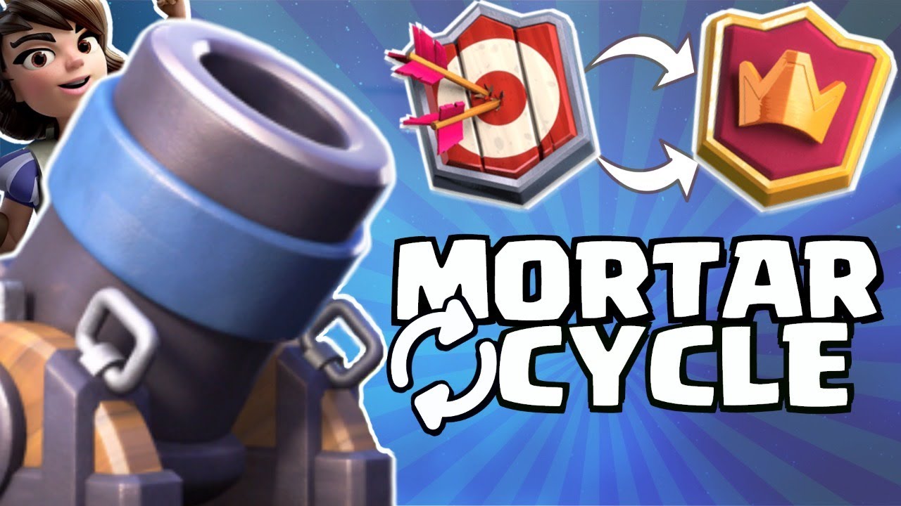 THE BEST MORTAR CYCLE DECK! | Road To Champions League | 5200+ TROPHIES ...