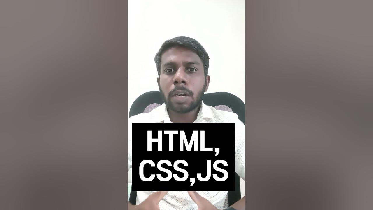 Html Vs Css Vs Javascript Tamil Youtube