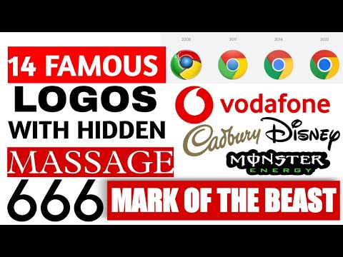 Facts:- 14 FAMOUS LOGOS HIDDEN 666 MESSAGE | Google Chrome | DISNEY HOTSTAR | MARK OF THE BEAST ...