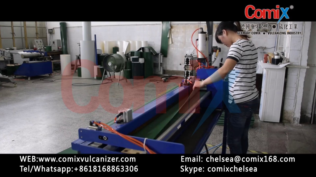 PVC and PU finger punch machine operation video - YouTube