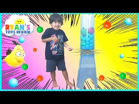 GIANT KerPlunk Family Fun Games for Kids Angry Bird Egg Surprise Toy ...