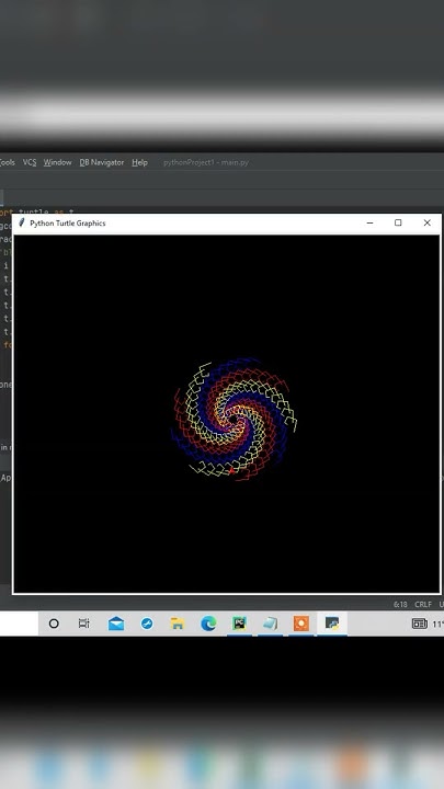 turtle python||create super design using turtle python|| graphic design #python #shorts - YouTube