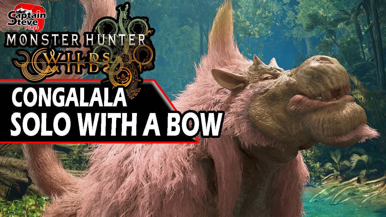 Monster Hunter Wilds - Congalala - Solo With Bow - Main Story - YouTube