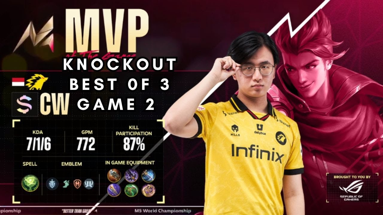 ONIC Esports CW CLAUDE MVP GAME 2 M5 World Championship Knockout Stage | ONIC VS BLCK - YouTube