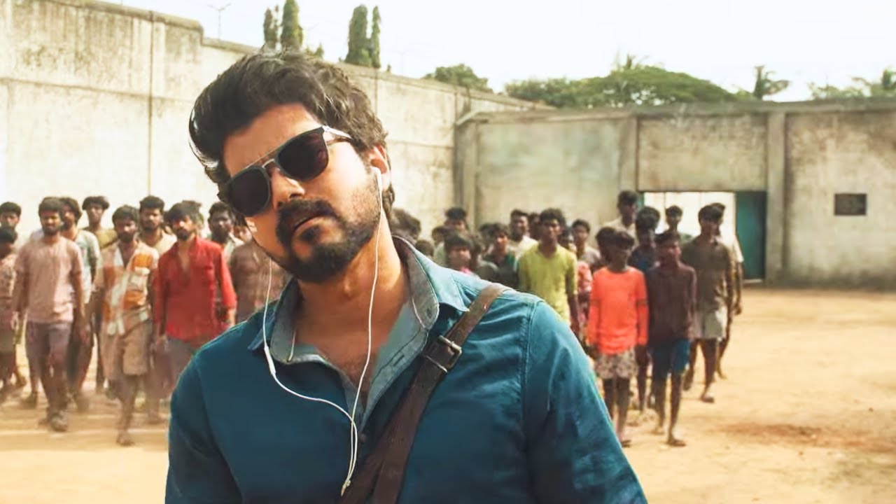 सुपरस्टार विजय थलापति के पीछे चल पड़े स्टूडेंट | Movie - Vijay The ...