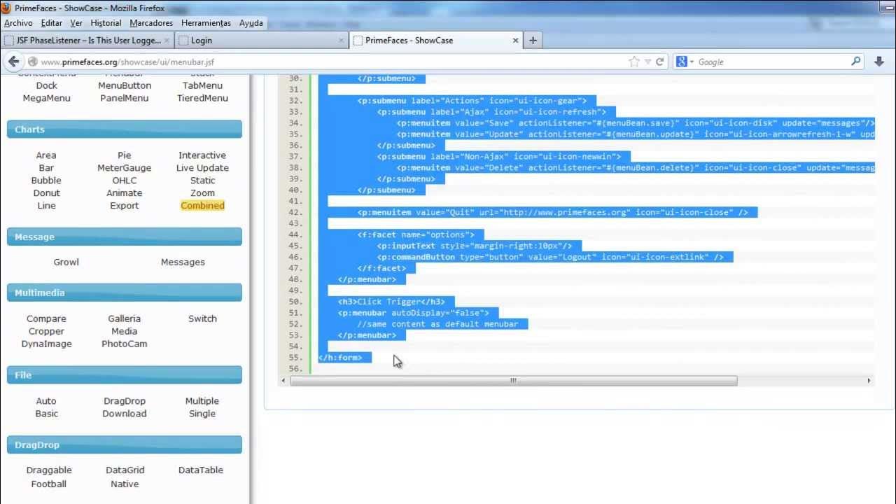 Java Server Faces, PrimeFaces y Hibernate - Logueo de usuarios - Parte 4 - YouTube
