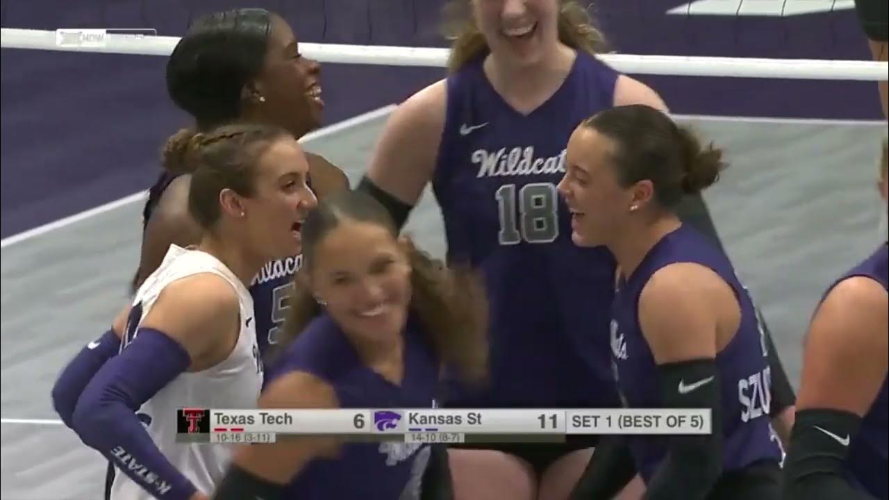 Texas Tech vs. Kansas State | NCAA Women Volleyball Nov 17,2023 - YouTube