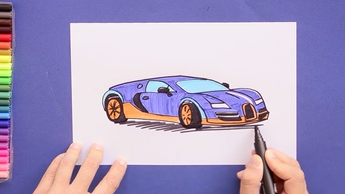 Bugatti Veyron Super Sport Drawing