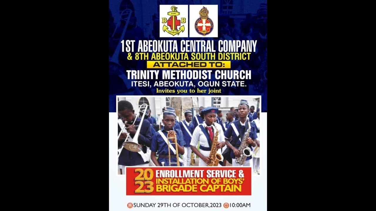 2023 JOINT ENROLLMENT SERVICE OF BOYS' & GIRLS' BRIGADE OF TRINITY ...