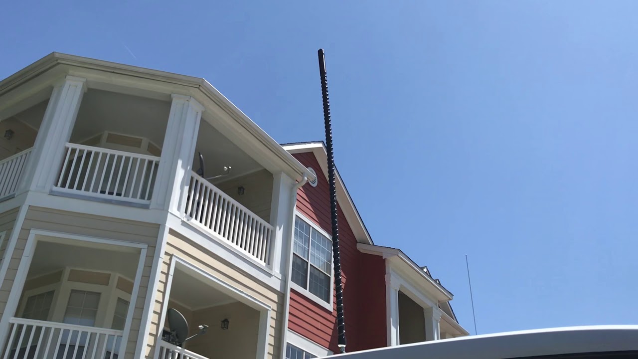 Homemade Cb Antenna Top Loaded 11 Meters Youtube