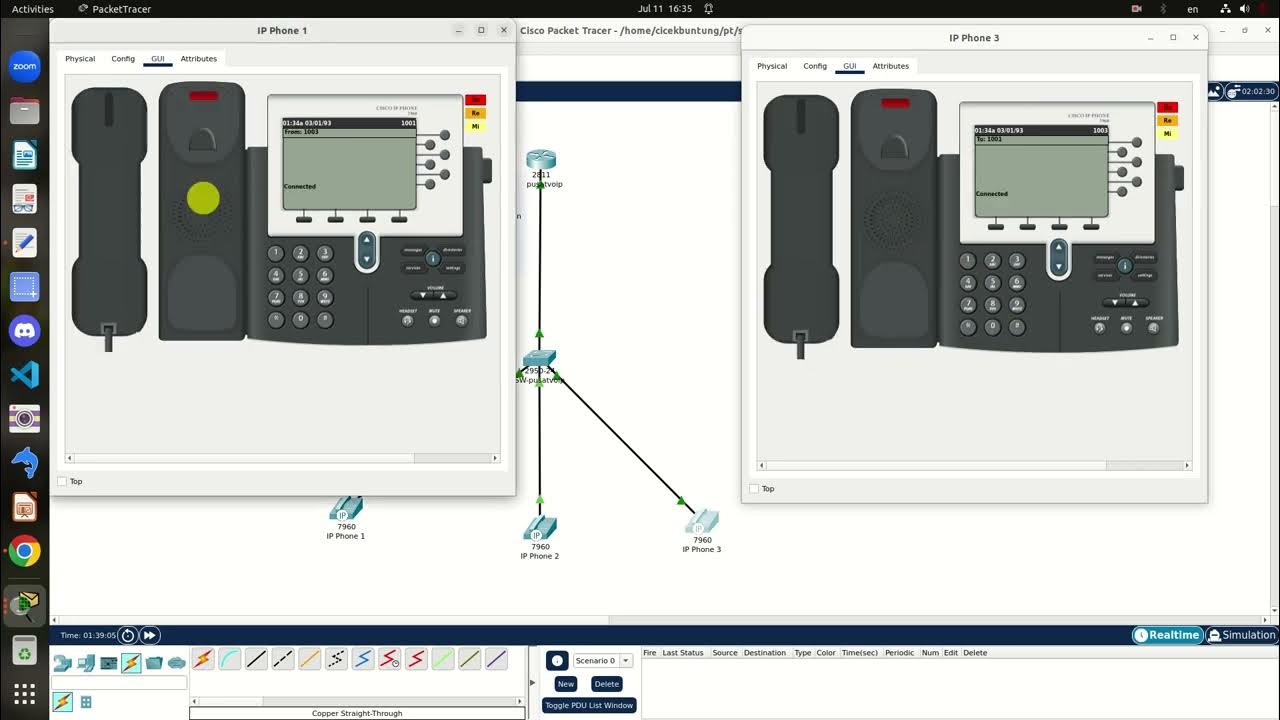 configuration voip with cisco router,switch and 3 ip phone. Configuring ...
