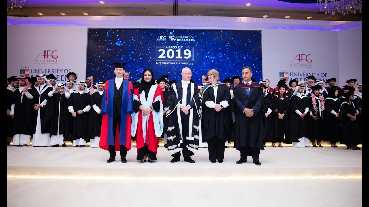 AFG College with the University of Aberdeen - Class of 2019 Graduation ...