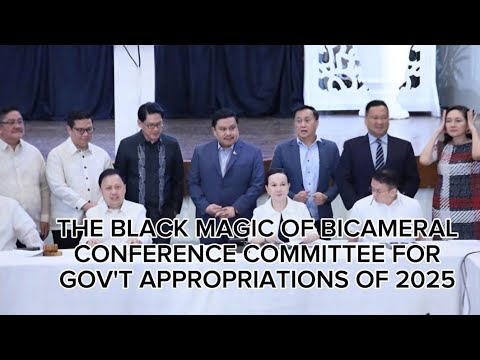 The black magic of Congress Bicameral Conference Committee of the ...