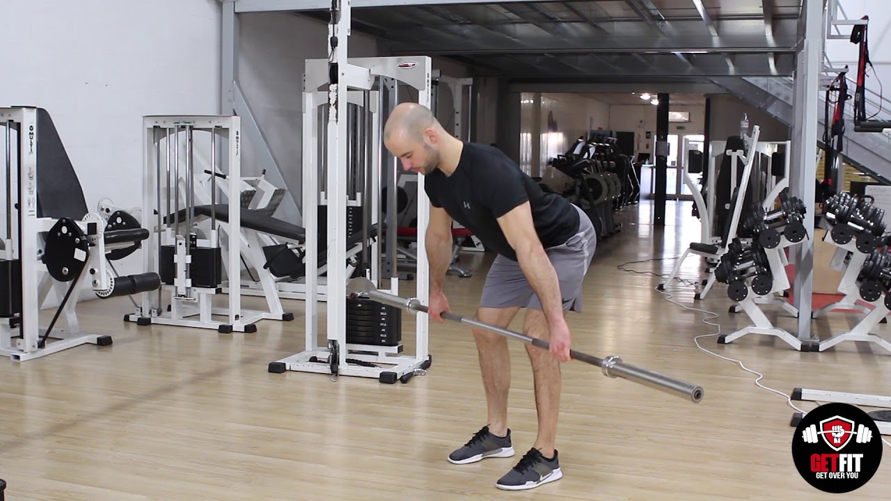 Rowing buste penché prise large - YouTube