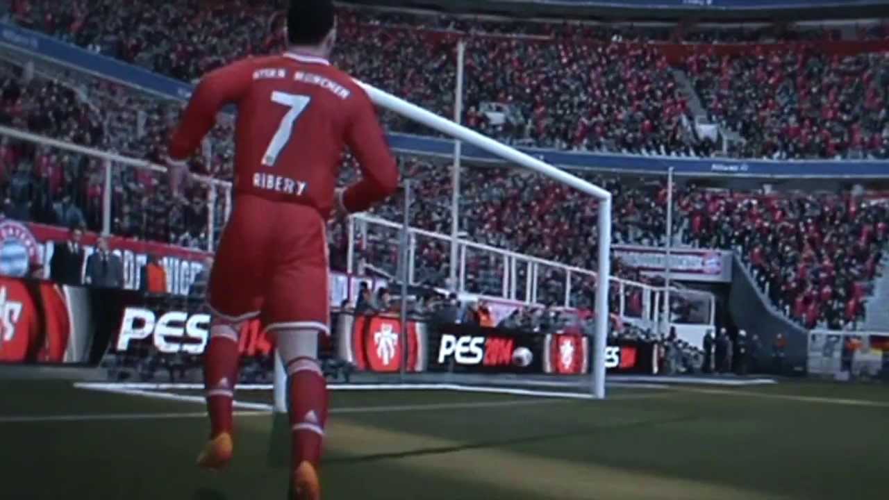 PES 2014 Demo - Franck Ribéry, Cheeky Finishing - YouTube
