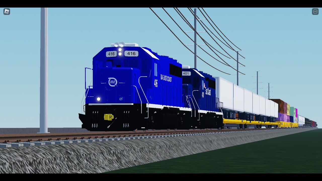 New FEC GP40-2s Test Runs - YouTube