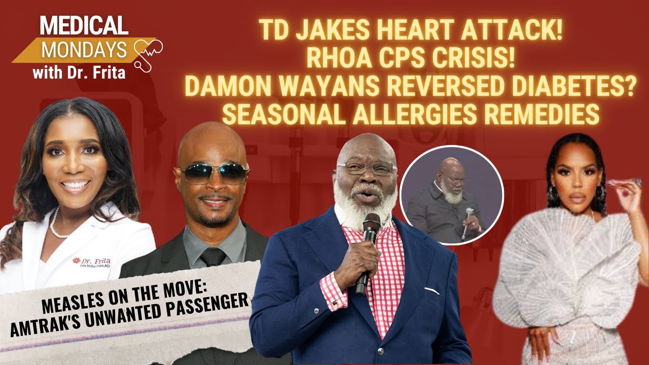 T.D. Jakes Heart Attack News-Real Housewives of Atlanta Crisis-Damon ...