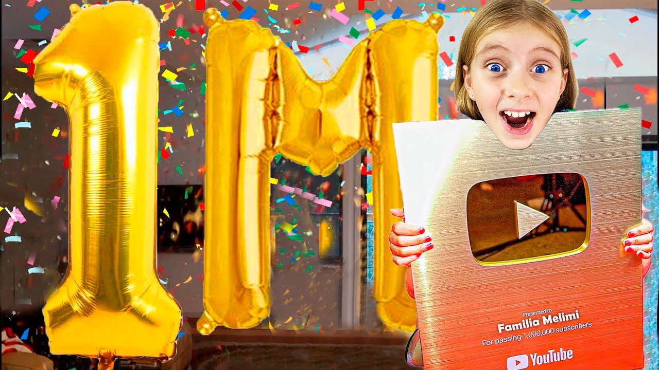 🤩 SURPRIZE la 1000000 de ABONAȚI 🥳 Familia Melimi este șocată 😱 - YouTube